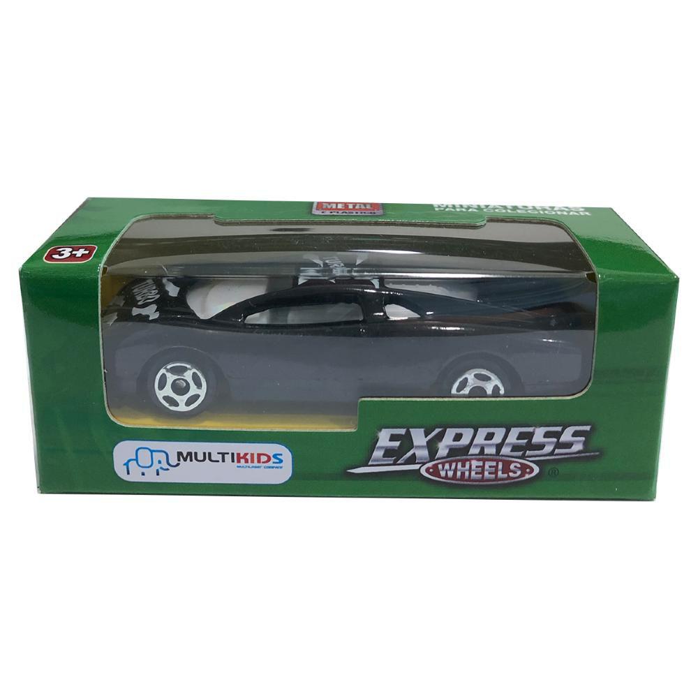 Miniaturas Express Wheels Metal e Plastico - Preto MULTIKIDS