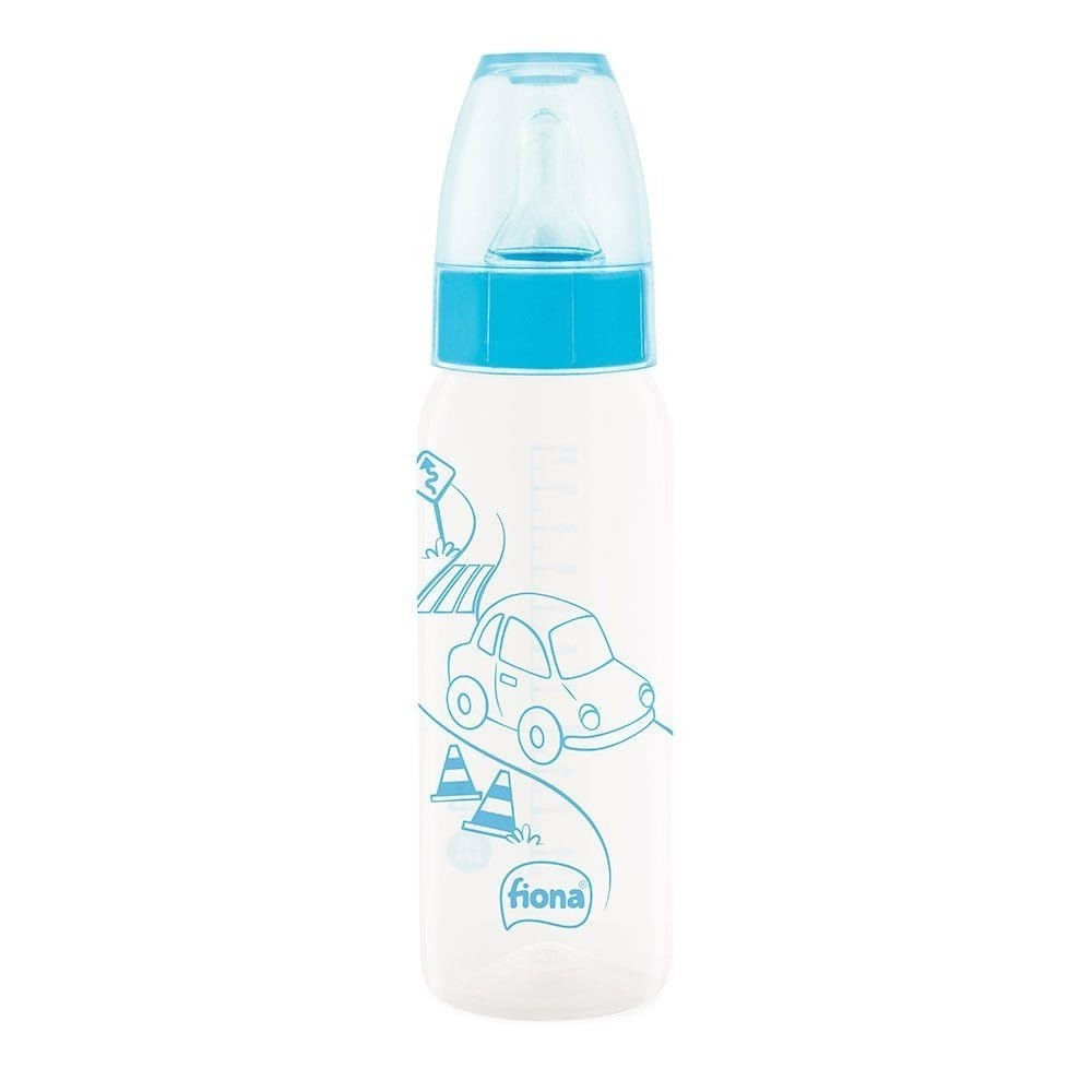 Mamadeira - Fiona - Bico de Silicone - Azul - 240 ml LILLO DO BRASIL INDU