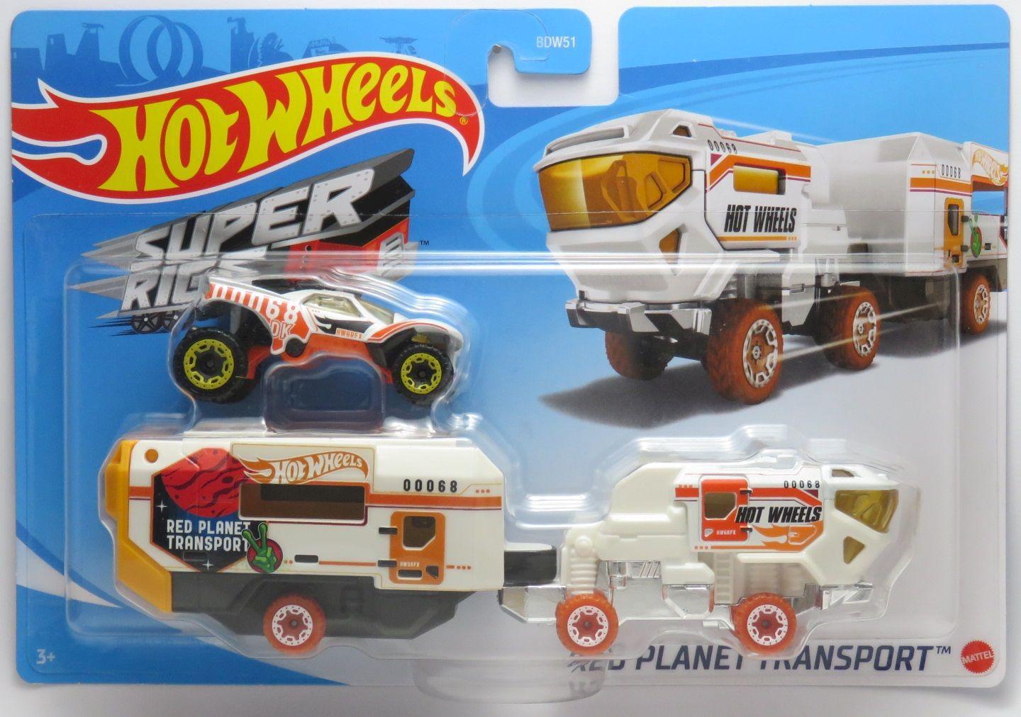 Caminhao - Hot wheels - Transportador - Red Planet Transport MATTEL