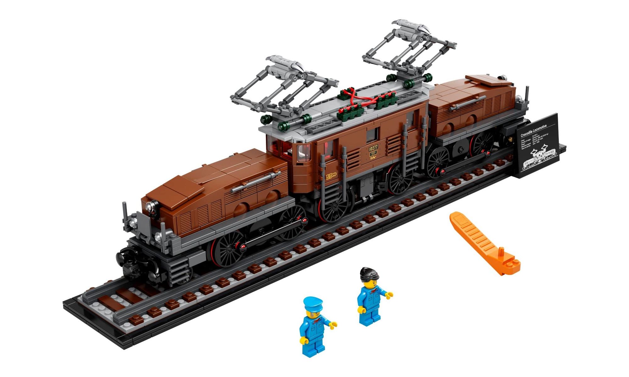 Blocos de Montar - LEGO Creator Expert - Trem Locomotiva Crocodilo LEGO ...