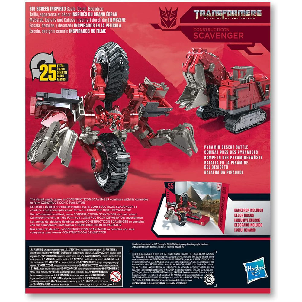 Transformers Studio Series - Figura Constructicon Scavenger 55 - Hasbro HASBRO