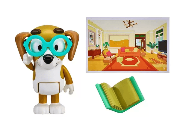 Figura Bluey Story - Starter Single Pack - Honey e Book MATTEL