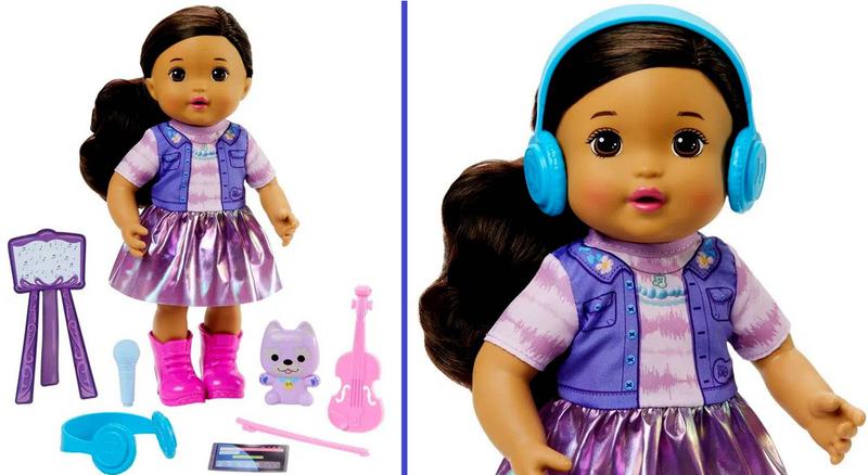 Boneca - Little Mommy Pequena Artista Cor/Roxa MATTEL