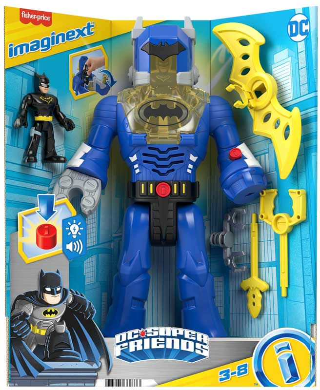 Boneco - Imaginext DC Super Friends - Batman Insider e Exo Suit - HGX98 ...