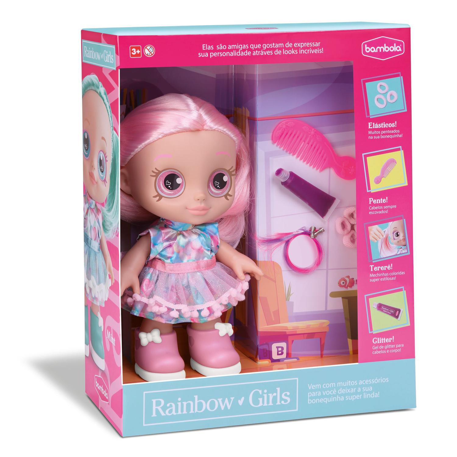 Boneca - Rainbow Girls - Cherry - 732 BAMBOLA BRINQUEDOS