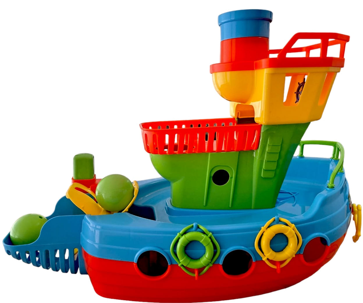 Embarcadinho - Barquinho Infantil Didatico Azul - 895 - TA TE TI ...