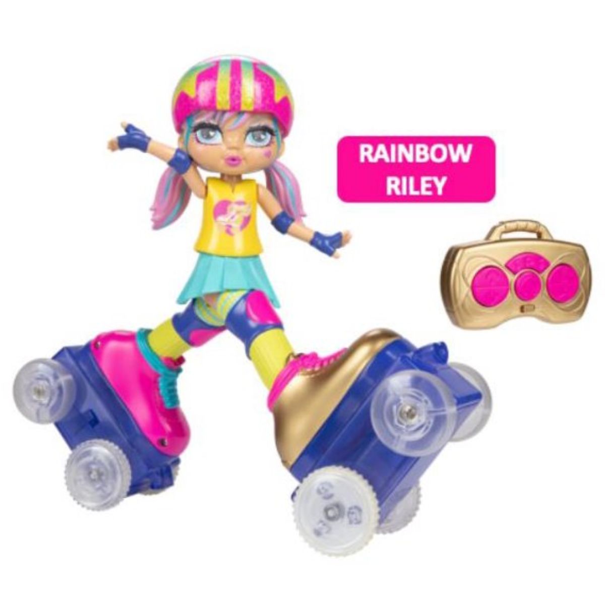 Boneca - Rainbow Riley Patinadora - Controle Remoto CANDIDE
