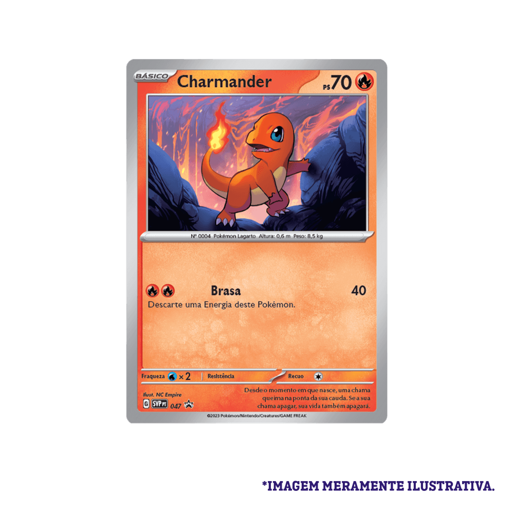 Pokemon - Blister Triplo - Charmander - Colecao 151 COPAG DA AMAZONIA