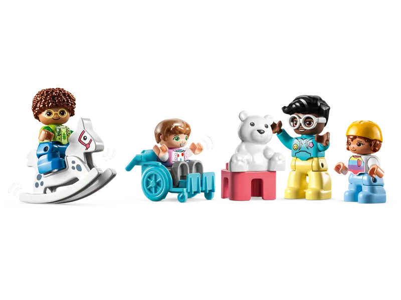 Blocos de Montar - Conjunto Construcao - Town Life Na Creche LEGO DO BRASIL