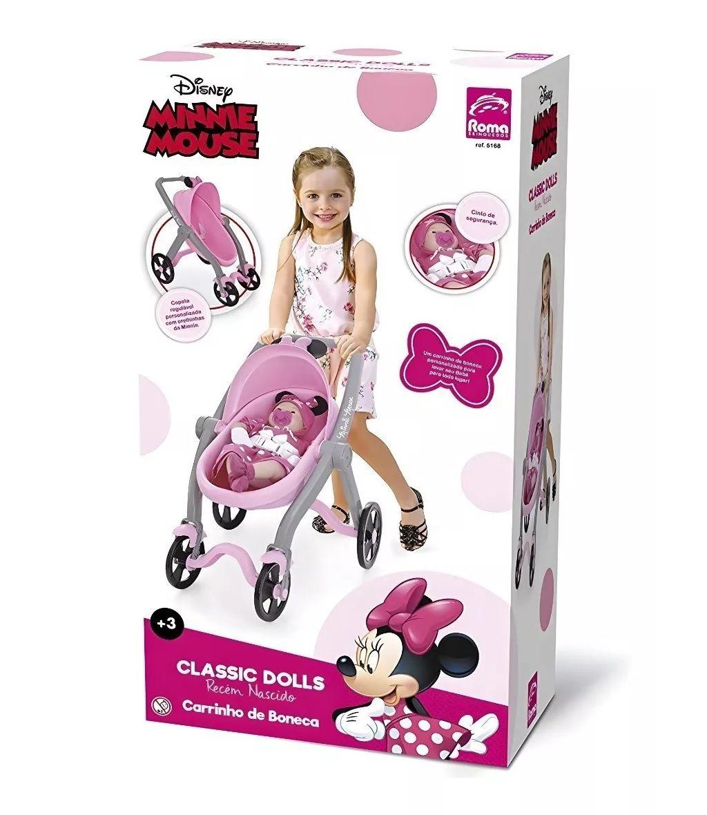 Carrinho de Boneca - Classic Dolls - Minnie Mouse ROMA JENSEN