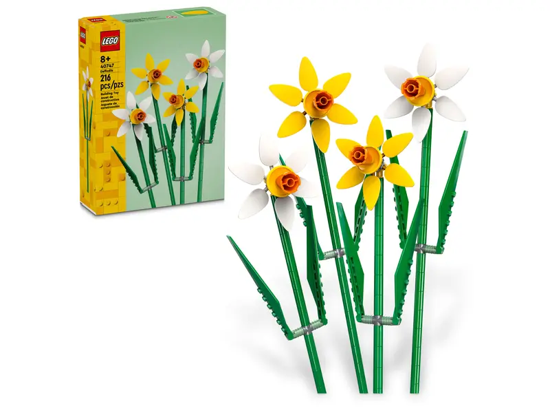 Blocos de Montar - As Flores Narcissus LEGO DO BRASIL