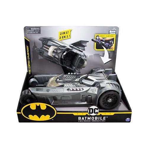 VeIculo 2 em 1 - Bat-Tech Batmobile - DC - Cinza SUNNY BRINQUEDOS