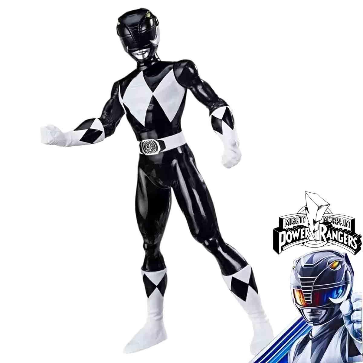 Boneco Power Rangers - Mighty Morphin Ranger Preto HASBRO