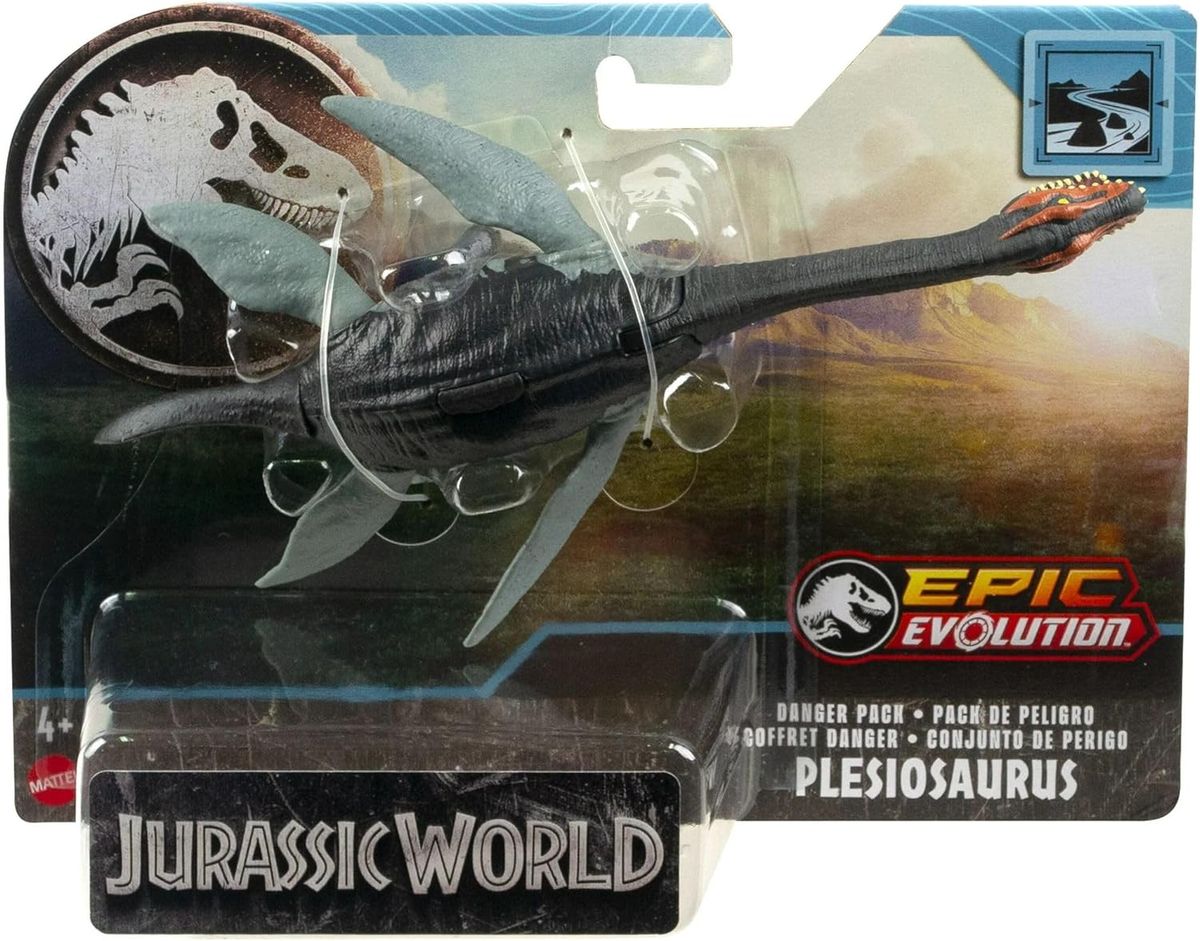 Boneco - Plesiosaurus - Jurassic World Epic Evolution MATTEL