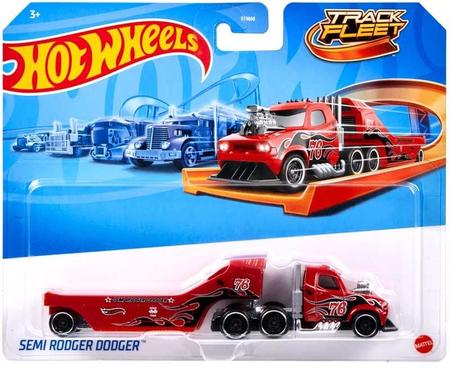 Carrinho - Semi Rodger Dodger - Hot Wheels Track Fleet MATTEL