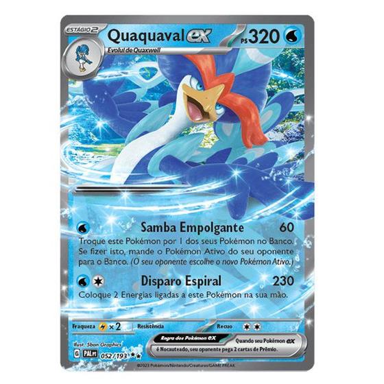Cartas - Box Pokemon - Deck Baralho de Batalha Deluxe - Quaquaval Ex ...