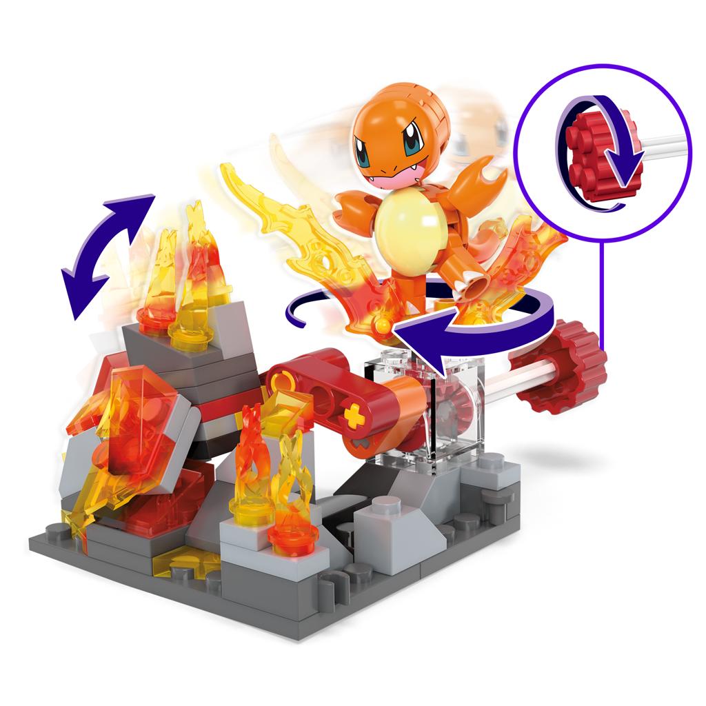 Blocos de Montar - Pokemon Charmander´s MATTEL