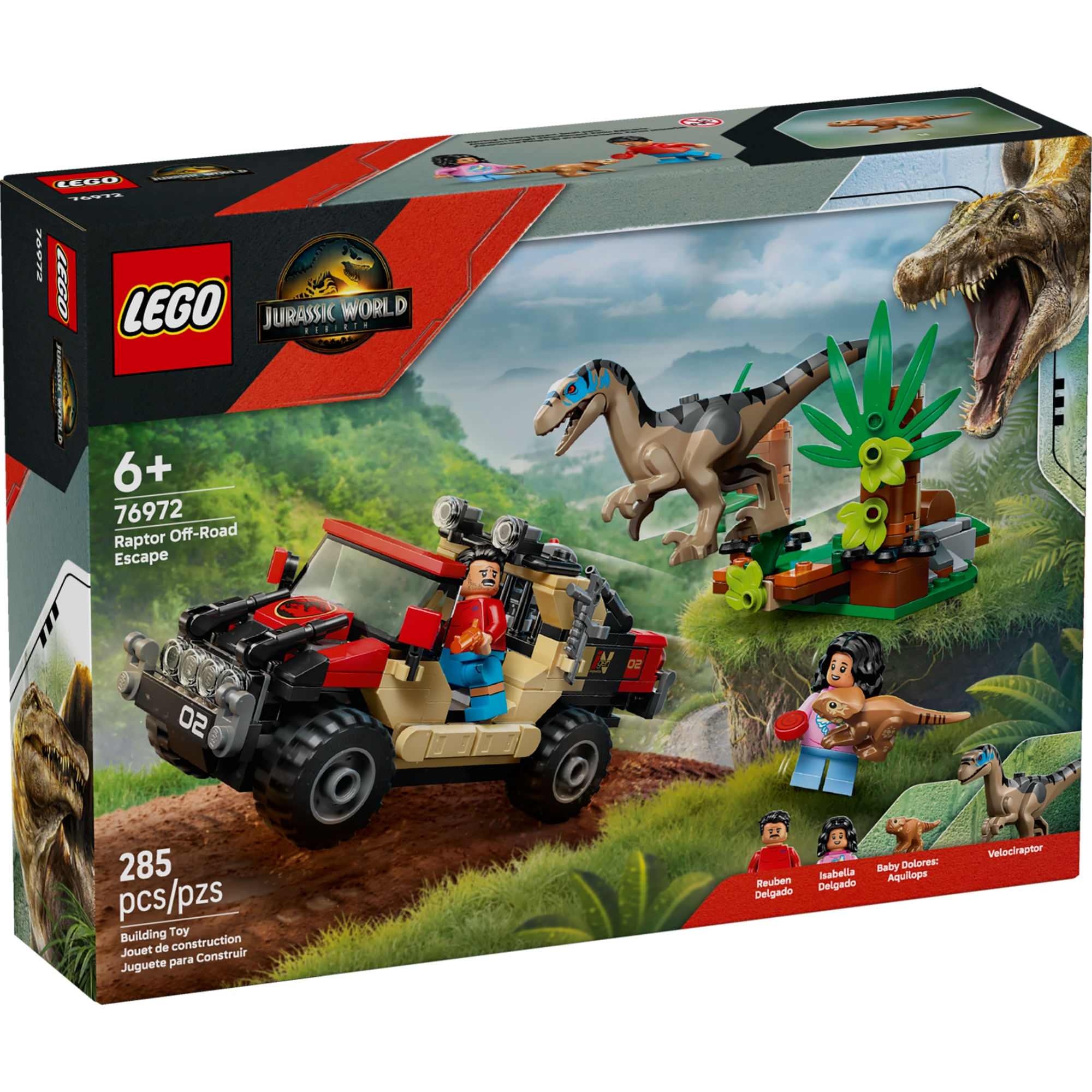 Blocos De Montar - JW Fuga Offroad Do Raptor LEGO DO BRASIL