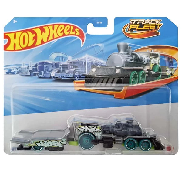 Carrinho - Nitro Rail - Hot Wheels Track Fleet MATTEL