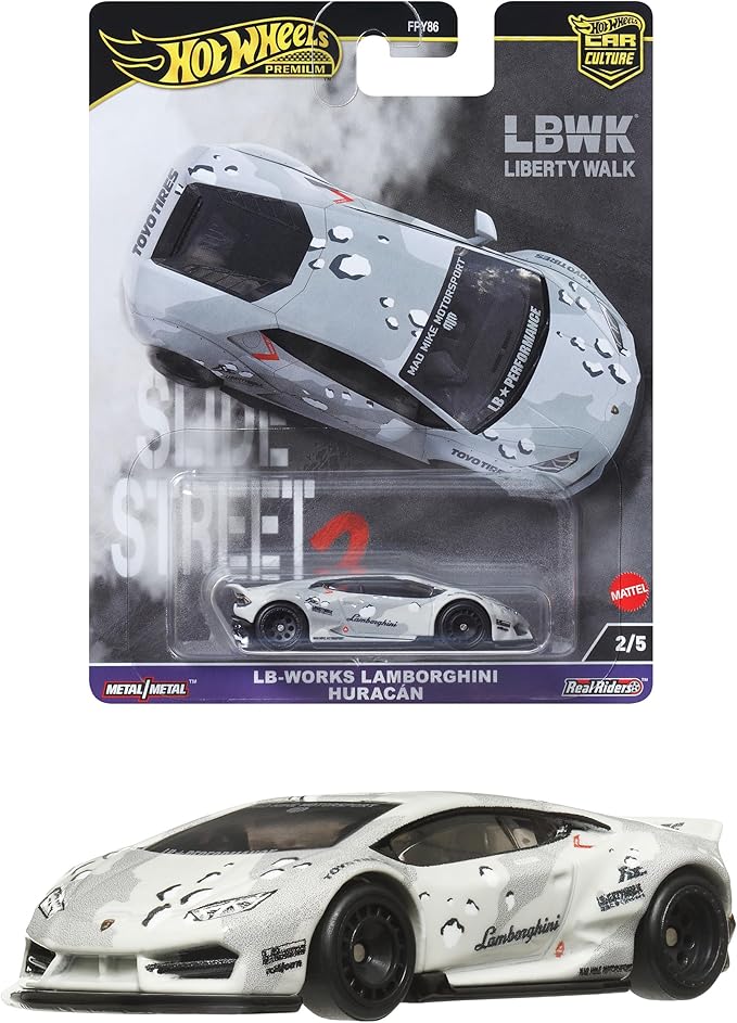 Carrinho - Lamborghini Huracan - Slide Street 2 MATTEL