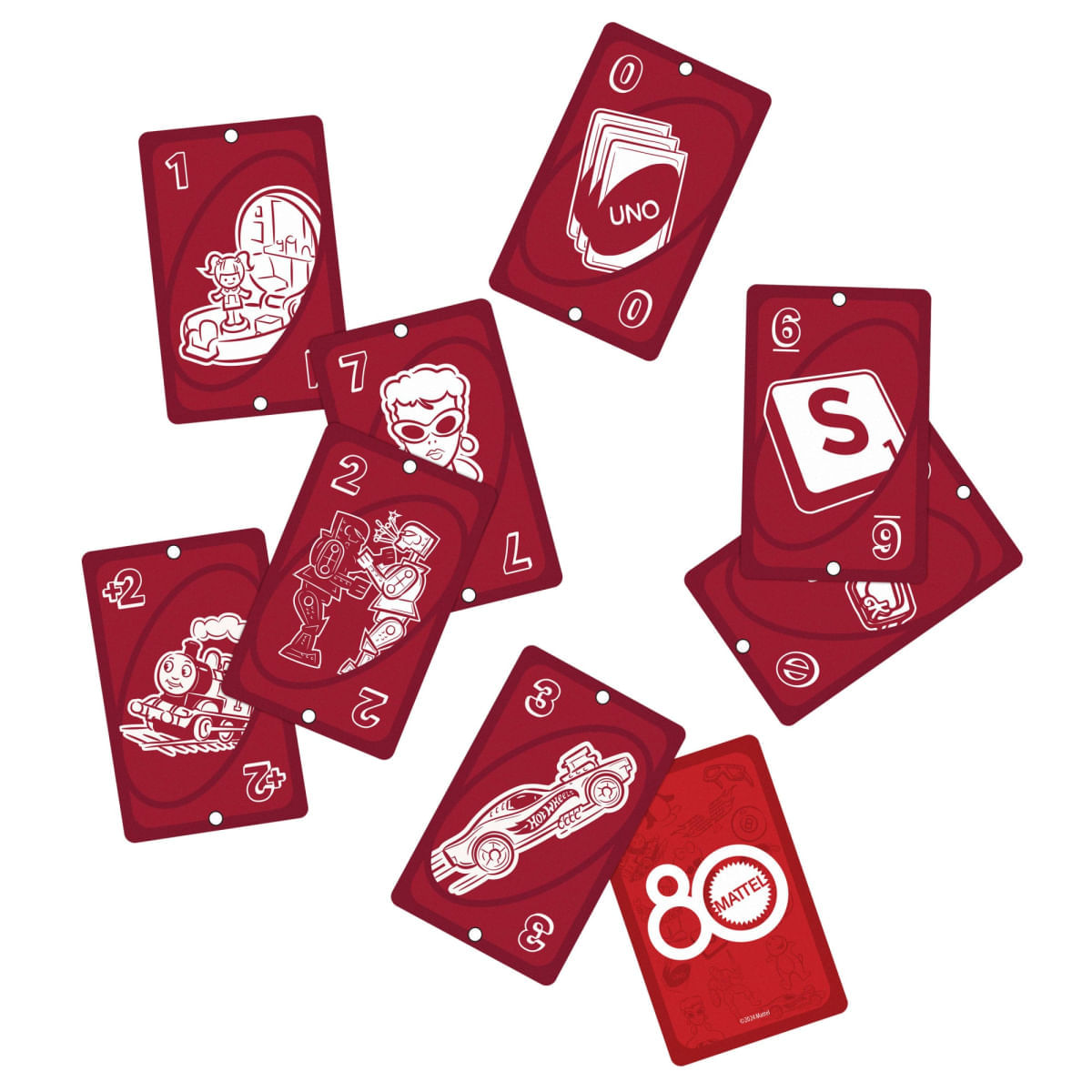 Jogo De Cartas - UNO Ruby Red - Mattel 80 Aniversario MATTEL